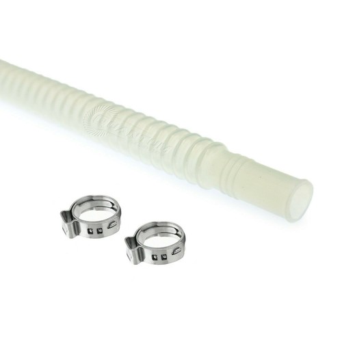 QFS 10mm/10mm/300mm Corrugated PTFE Flexible Fuel Pump Hose Line E85 ...