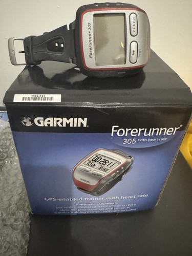 Garmin Forerunner 305 GPS Enabled with Heart Rate Monitor - Boxed and ...