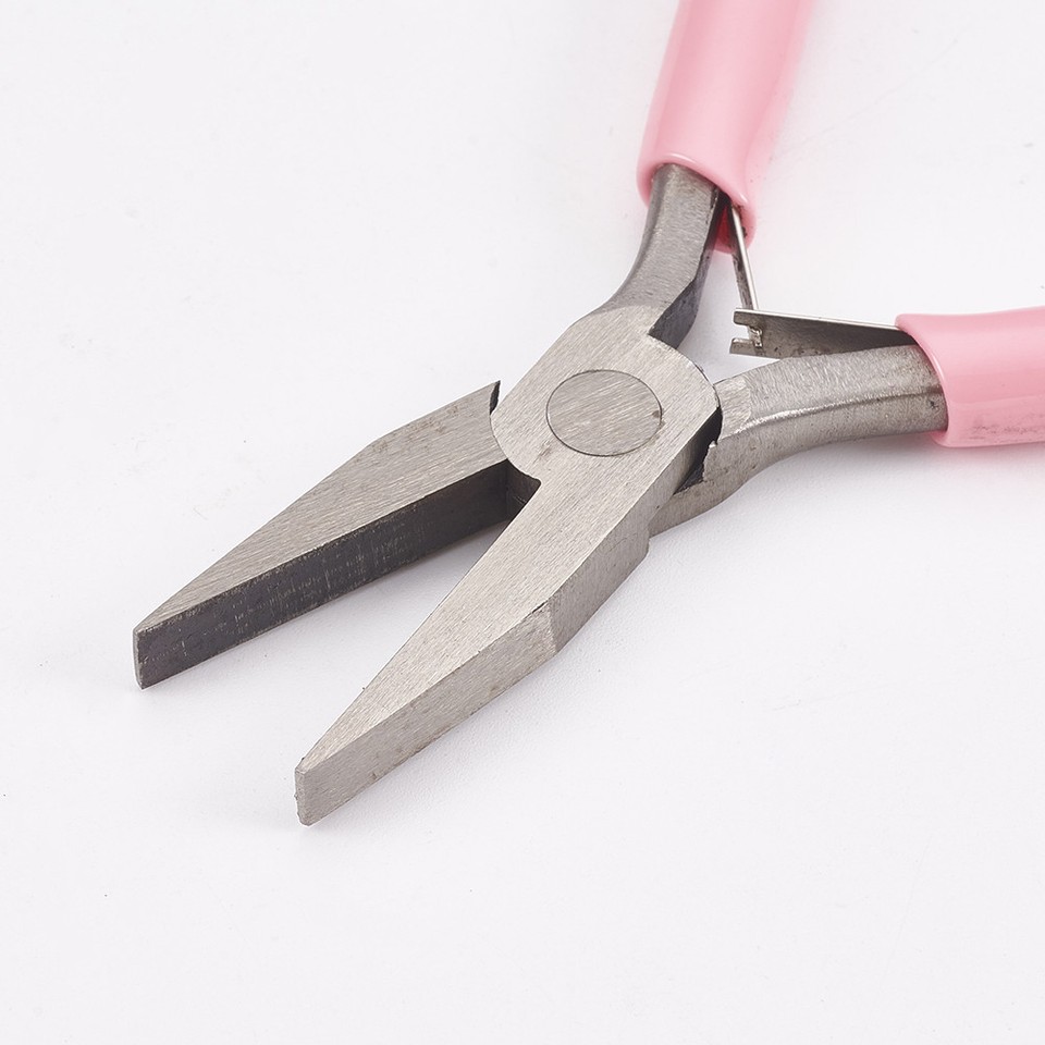 Multi-Purpose Carbon Steel Jewelry Pliers Pink Handle Strong Beading ...
