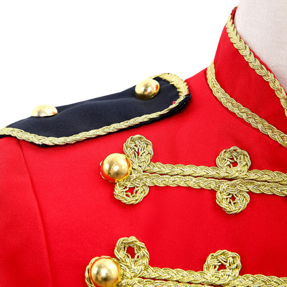 Mens Hussar Suit Jacket Drummer Steampunk Blazer Show Party Mess Dress ...