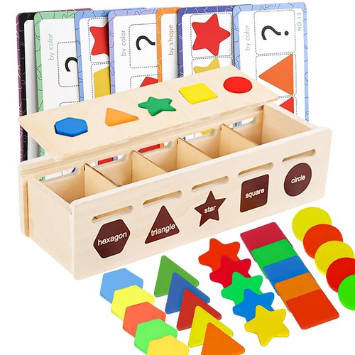 Montessori Jouet Montessori pour Les Couleurs et Les Formes à ...