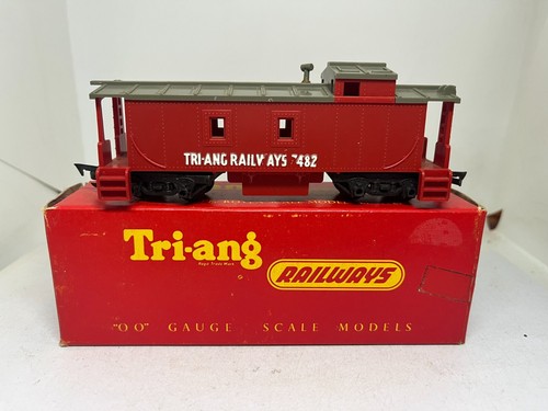 Triang OO Gauge Railways R115 Caboose Rust - colour variation Boxed ...