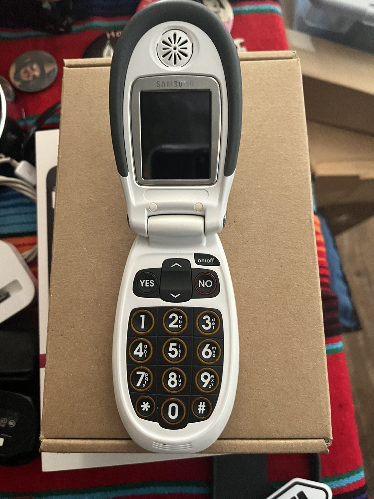 Samsung Jitterbug SPH-A120 Cellular Phone White UNTESTED AS-IS | eBay