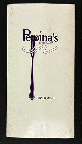 1980s Detroit Michigan Peppina's Ristorante CLOSED Restaurant VTG ...