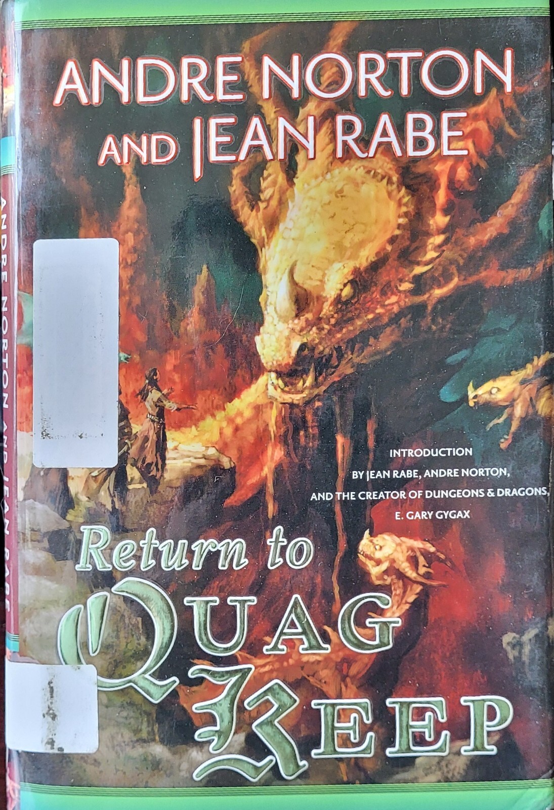 Return to Quag Keep Andre Norton & Jean Rabe 2006 HC 1ST EDITION (Ex ...