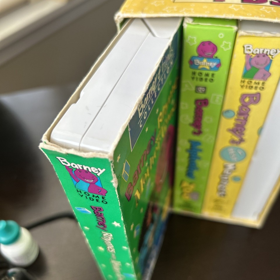 Barney & Friends Collection The Best of PBS VHS 4-Tape Box Set Video ...