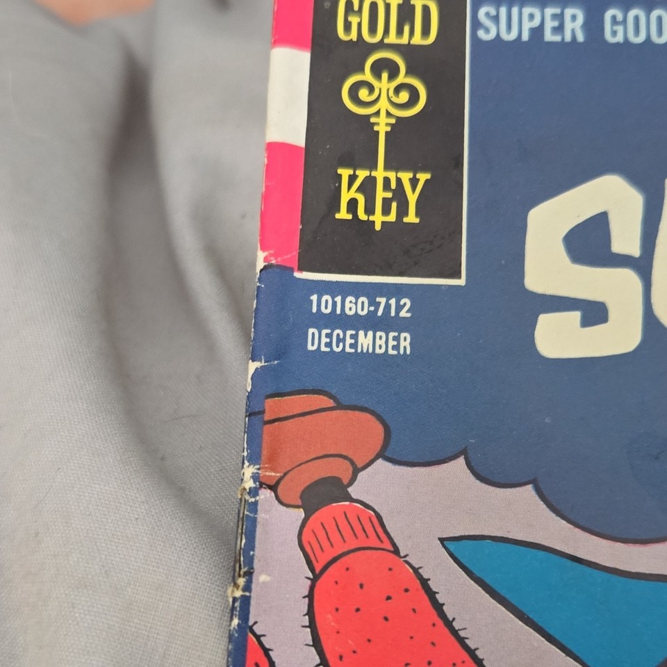 Gold Key Comics Super Goof #10160-712 1967 Socko! Super Goof vs Super ...