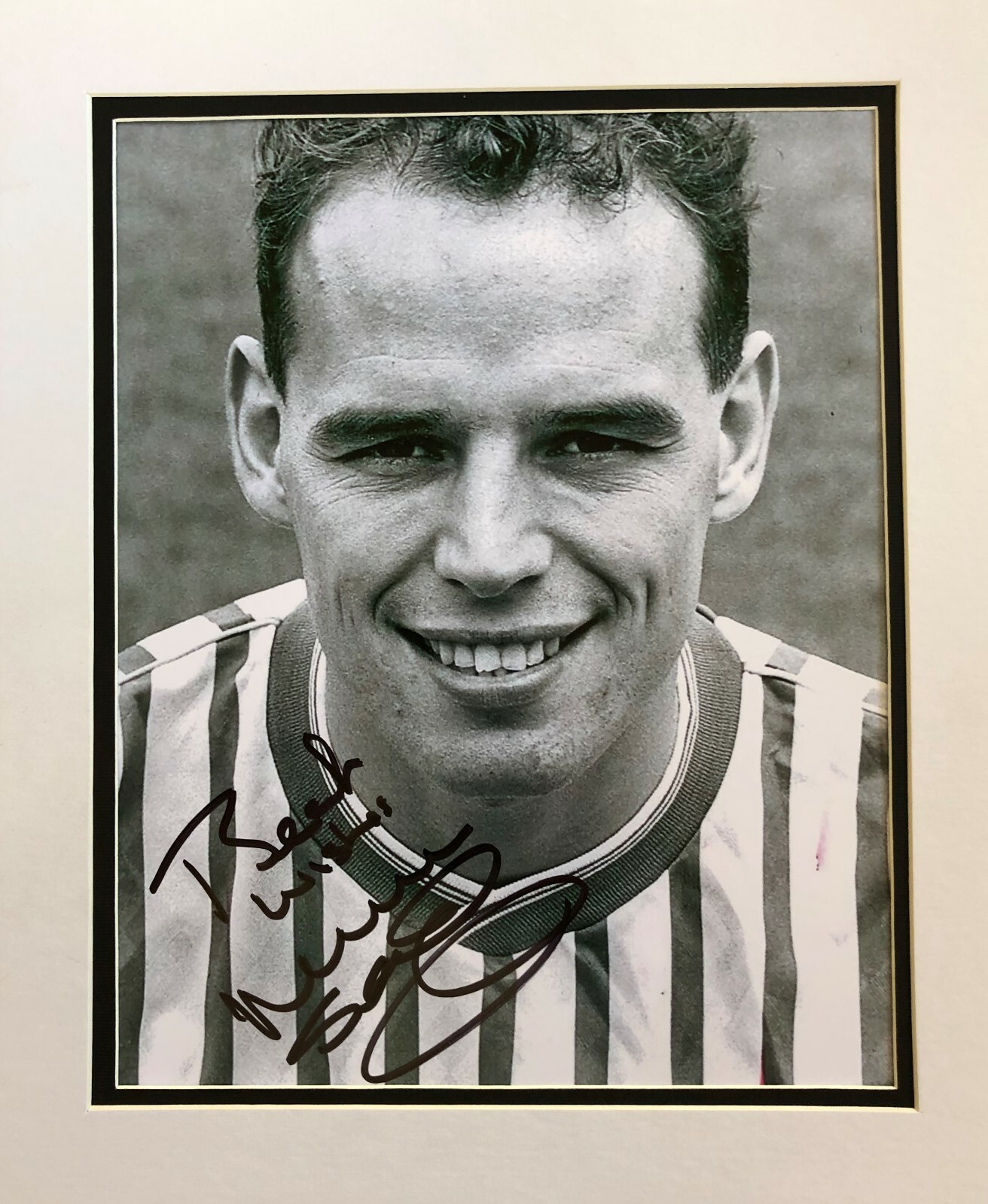 Mel Sterland, Sheffield Wednesday. 12x10 Mounted Personally Signed ...