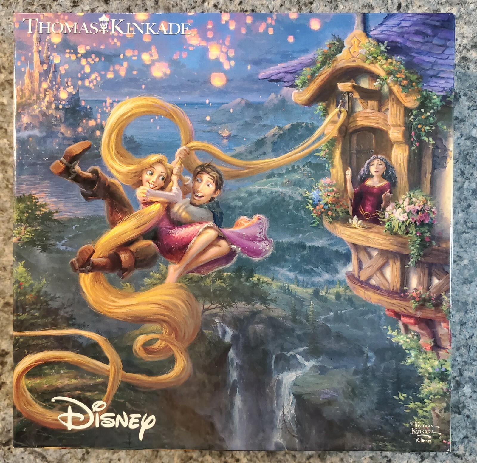 Thomas Kinkade Disney Tangled