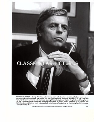 AB4 George Plimpton close up If Ever I See You Again 1978 8 x 10 ...