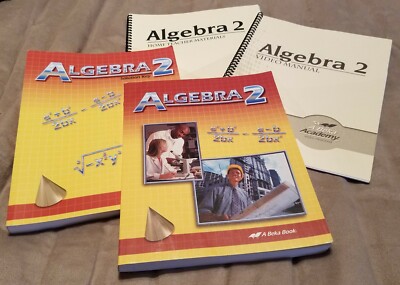 A Beka Algebra 2 Video Manual, Workbook, & Solution Key | eBay