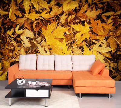 3D Maple Leaf J609 Wallpaper Mural Wall Print Wall Wallpaper Murals ...