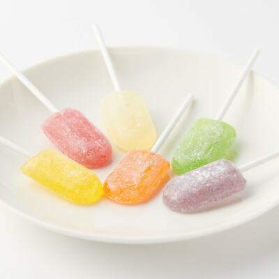 MUJI Fruits Stick Candy 6 Sticks Japanese Candy Made in Japan New Pop ...