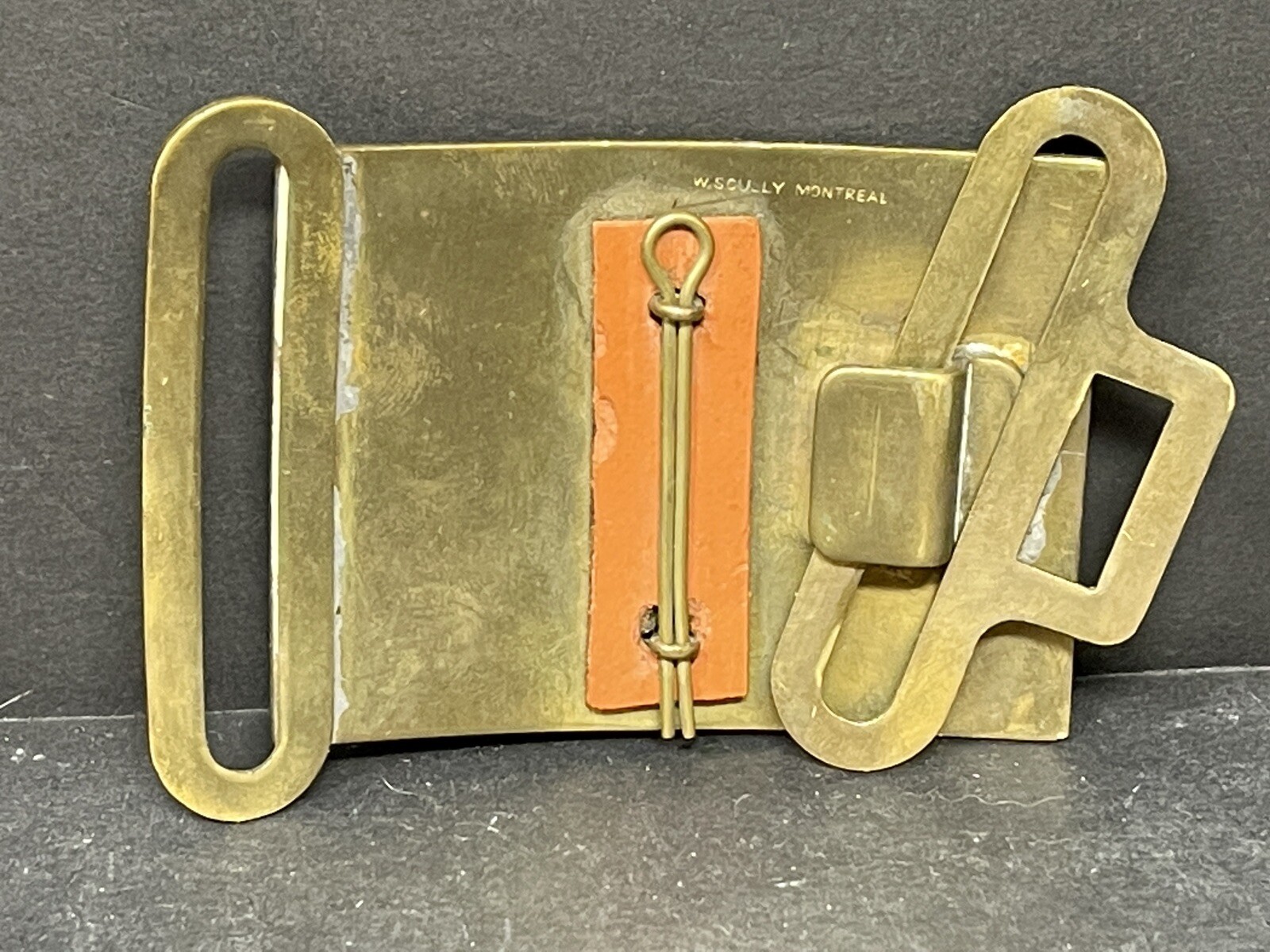 Royal Canadian Mechanical & Engineers RAEME Belt Buckle Brass Scully ...