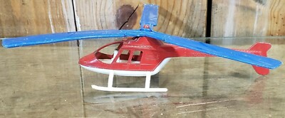 1970s Tootsie Toy Metal//Plastic Helicopter-Red White & Blue Vintage | eBay