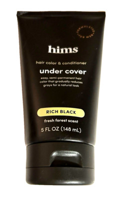Hims Under Cover Hair Color & Conditioner -Rich Black 5 fl oz | eBay
