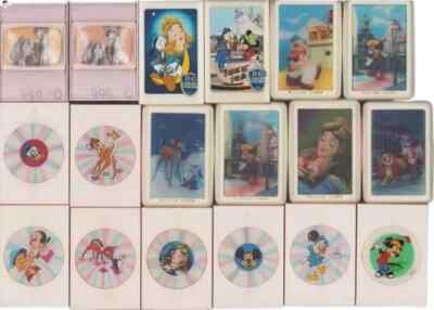 Vintage Nintendo Disney Playing Cards Set of 18 Factory Unopened ...