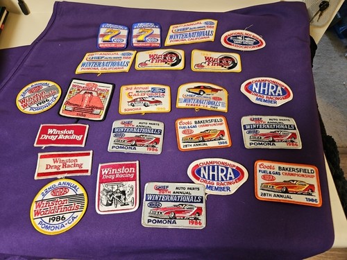 Vintage ( Late 80s) Drag Racing Patch Lot ( 22 Patches) | eBay