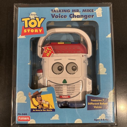 Vintage Disney Toy Story Talking Mr. Mike Voice Changer New CAS graded ...