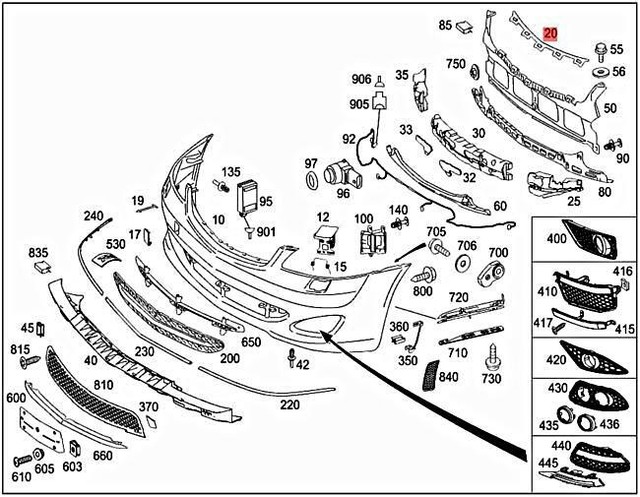 Genuine Mercedes-Benz Upper Frame 2218850136 OEM for sale online | eBay