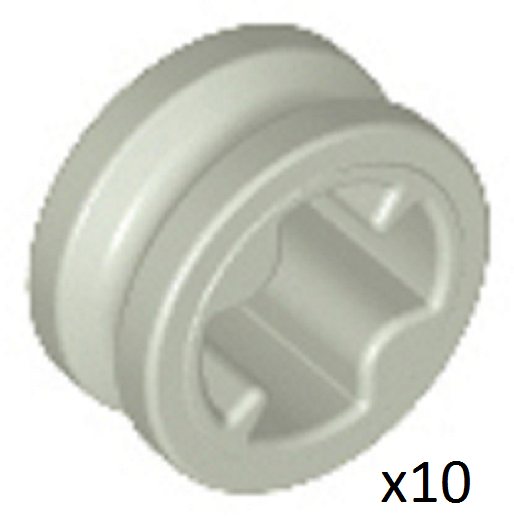LEGO 32123 Light Gray Technic Bush 12 Smooth 4265c Parts x10 | eBay