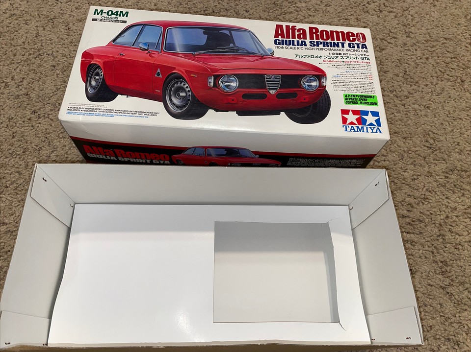 58307 Tamiya Alfa Romeo Giulia Sprint GTA - M04M Empty Box | eBay