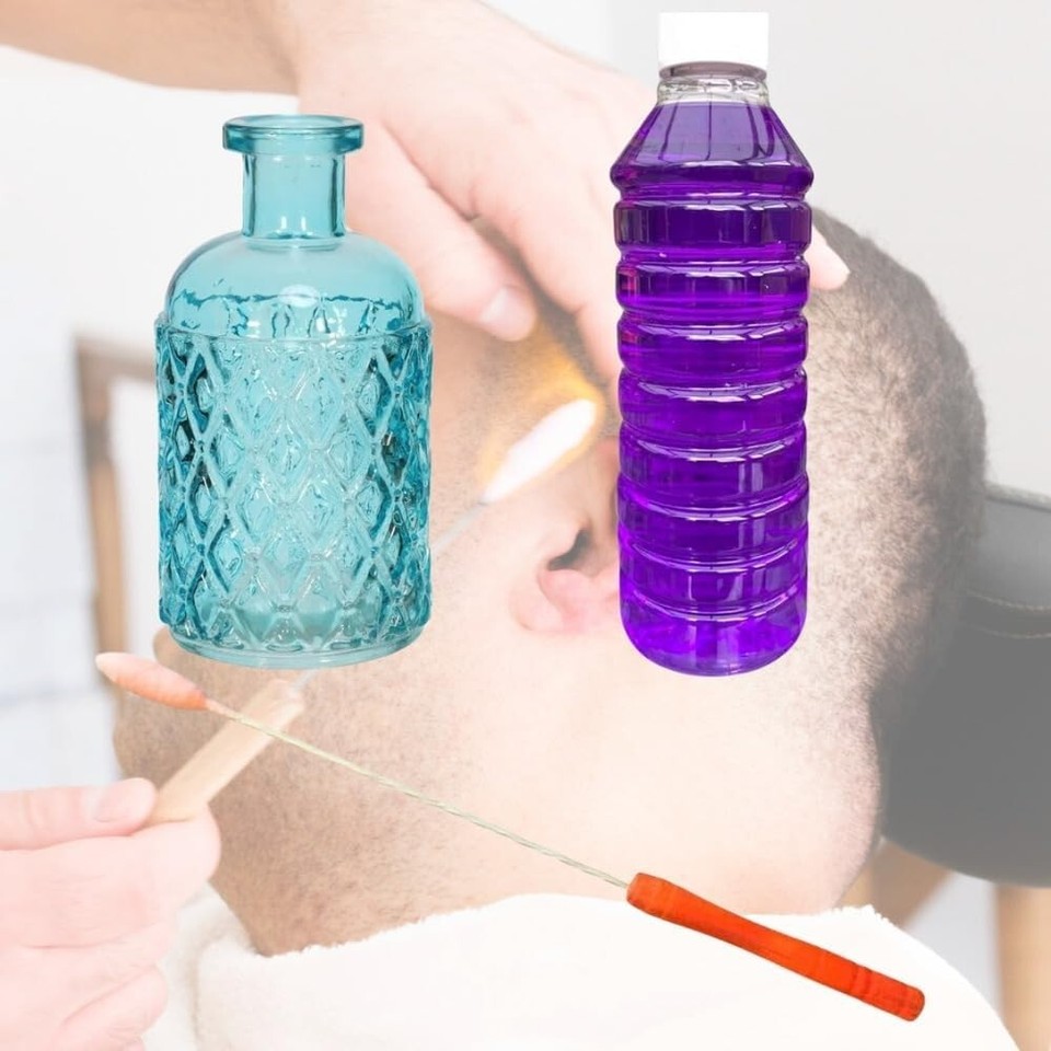 Barber's Handmade Singeing Stick | Turkish Traditional Ear Hair Removal ...