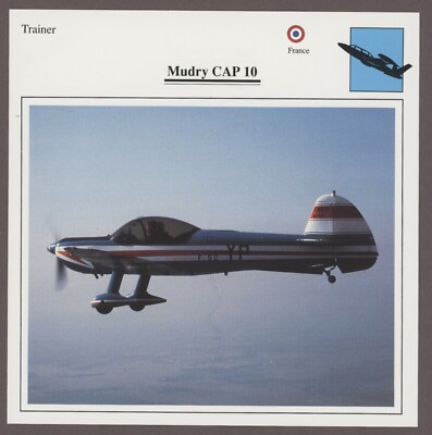 Mudry CAP 10 Edito Service Warplane Air Military Card France | eBay
