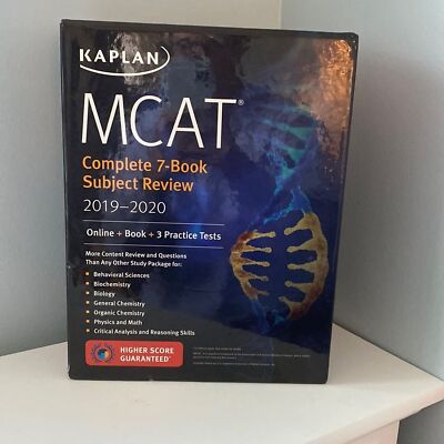 Kaplan MCAT Complete 7-Book Subject Review Set 2019-2020 | eBay