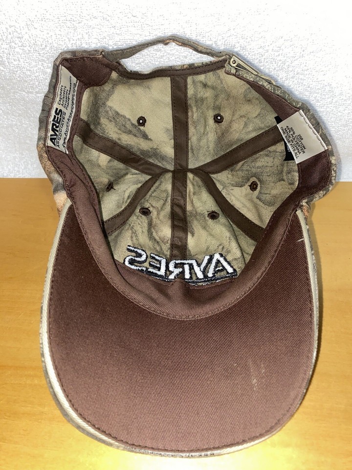 Vintage Ayres Associates Camouflage Hunting Baseball Cap Trucker Hat ...