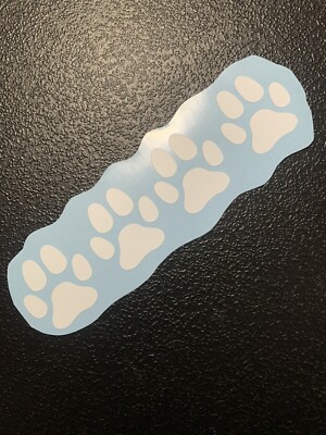 8pc Dog Paw Print Sticker Decals Window Stickers You Pick Color | eBay