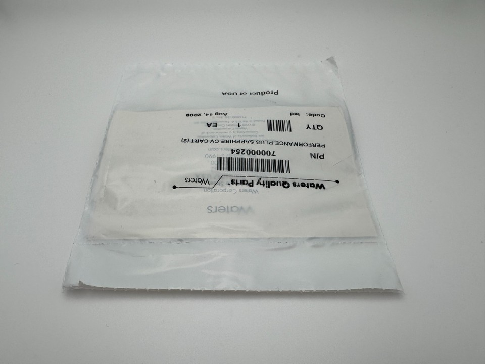 Waters Performance Plus Sapphire CV Cart HPLC Part Number 700000254 | eBay