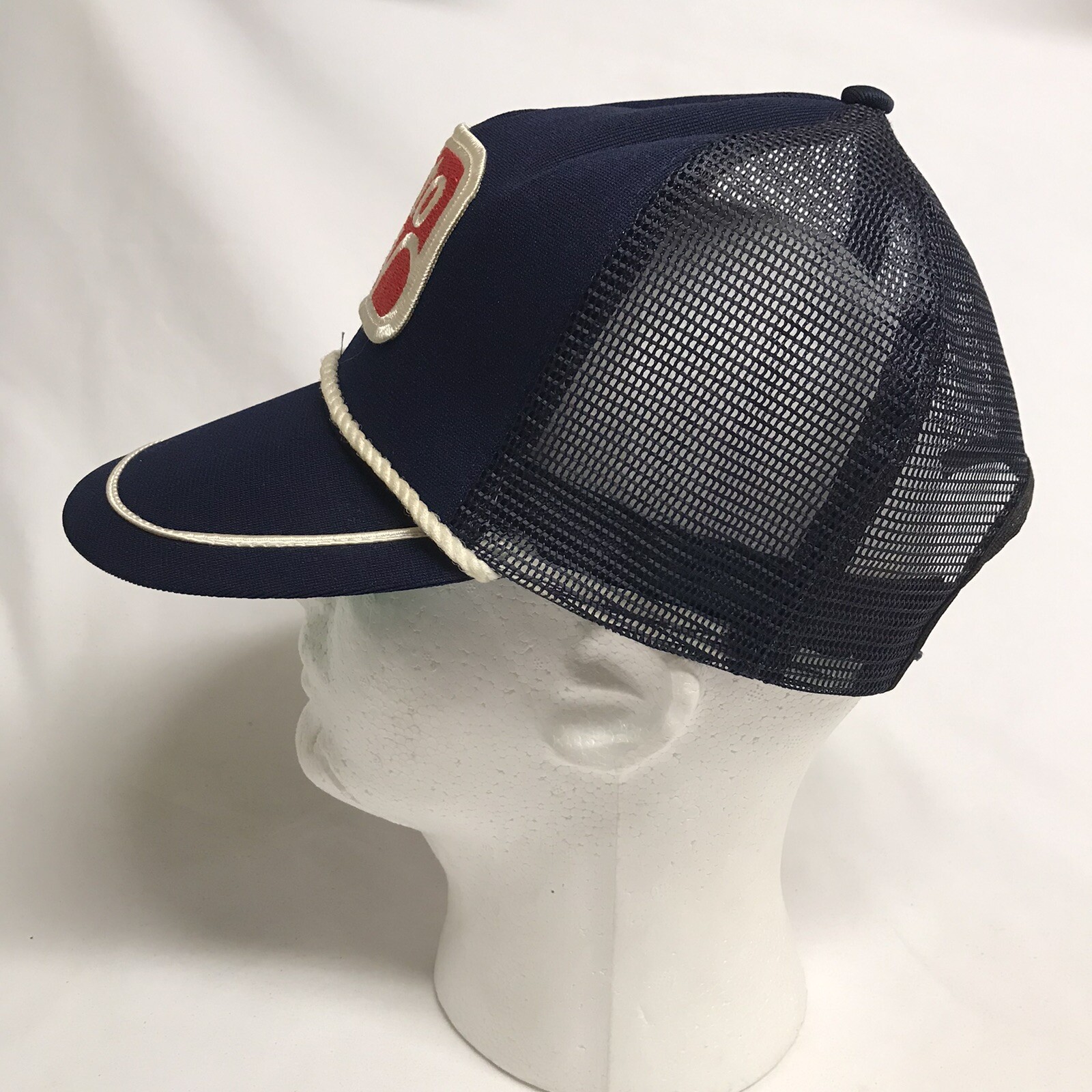 Vintage Frito Lay Patch Rope Mesh Snapback Blue Hat C… - Gem