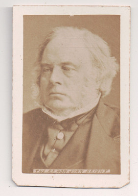 Vintage CDV John Bright Quaker, British Radical and Liberal statesman ...