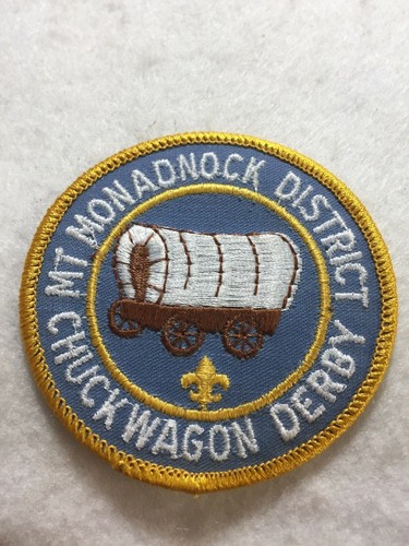 (52) Boy Scouts - Mt. Monadnock District - Chuckwagon Derby patch | eBay