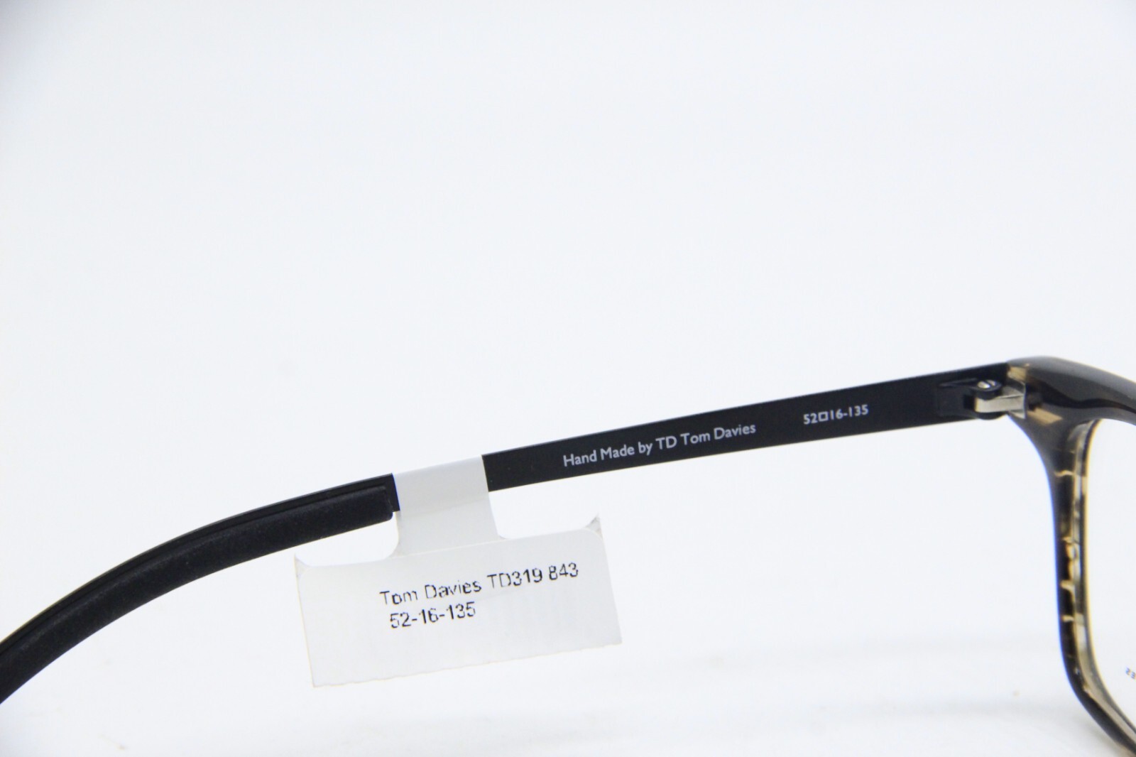 NEW TOM DAVIS TD 319 COL. 843 BROWN HORN AUTHENTIC FRAMES EYEGLASSES 52 ...