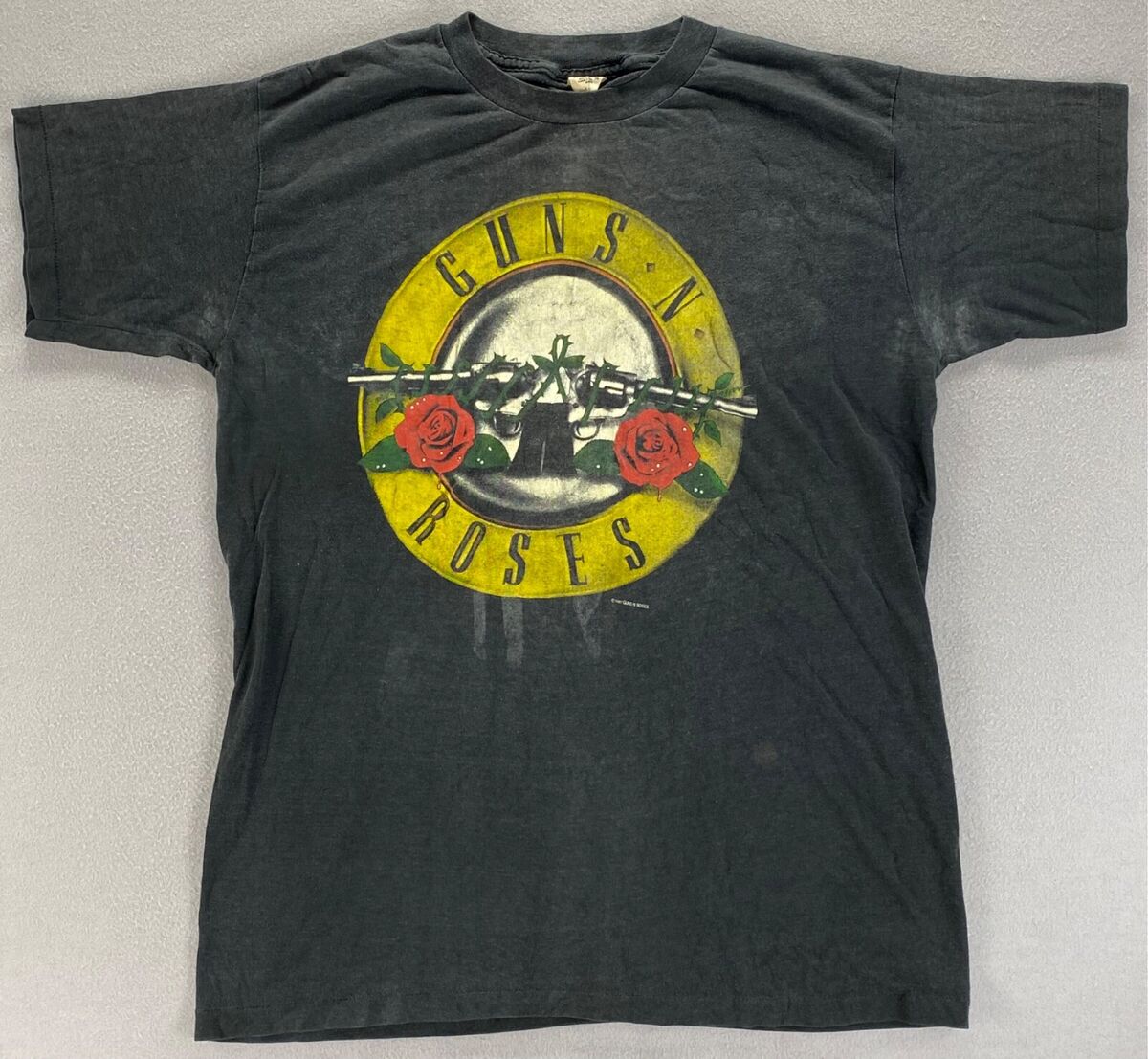 Vintage 1987 Guns N Roses Black T-Shirt Men's XL Single Vintage 1987 Guns N Roses Black T-Shirt Men's XL Single