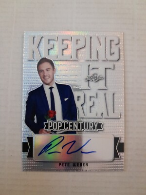 Pete Weber /27 Silver KIR Autograph Card 2021 Leaf Pop Century The ...