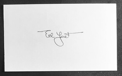 New York Mets 1969 World Series ED EDDIE YOST auto autographed signed ...