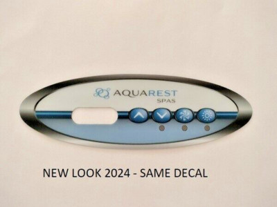 DREAM MAKER / AQUAREST SPAS - DIGITAL TOPSIDE CONTROLLER OVERLAY DECAL ...