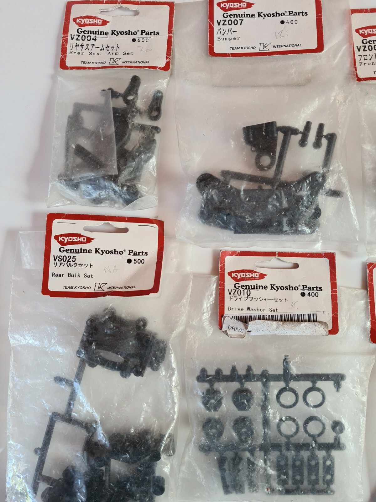 Kyosho Vintage Rc Parts VZ004 VZ005 VZ020 VZ034 VZ025 VZ007 VZ010 VZ015 ...