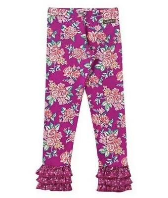 Matilda Jane Friends Forever Waverly Floral Ruffled Leggings Size 10 ...