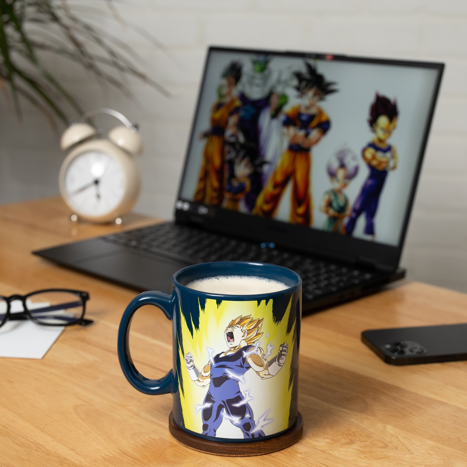Dragon Ball Z Super Saiyan Vegeta Saiyan Pride 16 oz. Ceramic Coffee ...