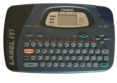 Label Making - Casio Label Maker