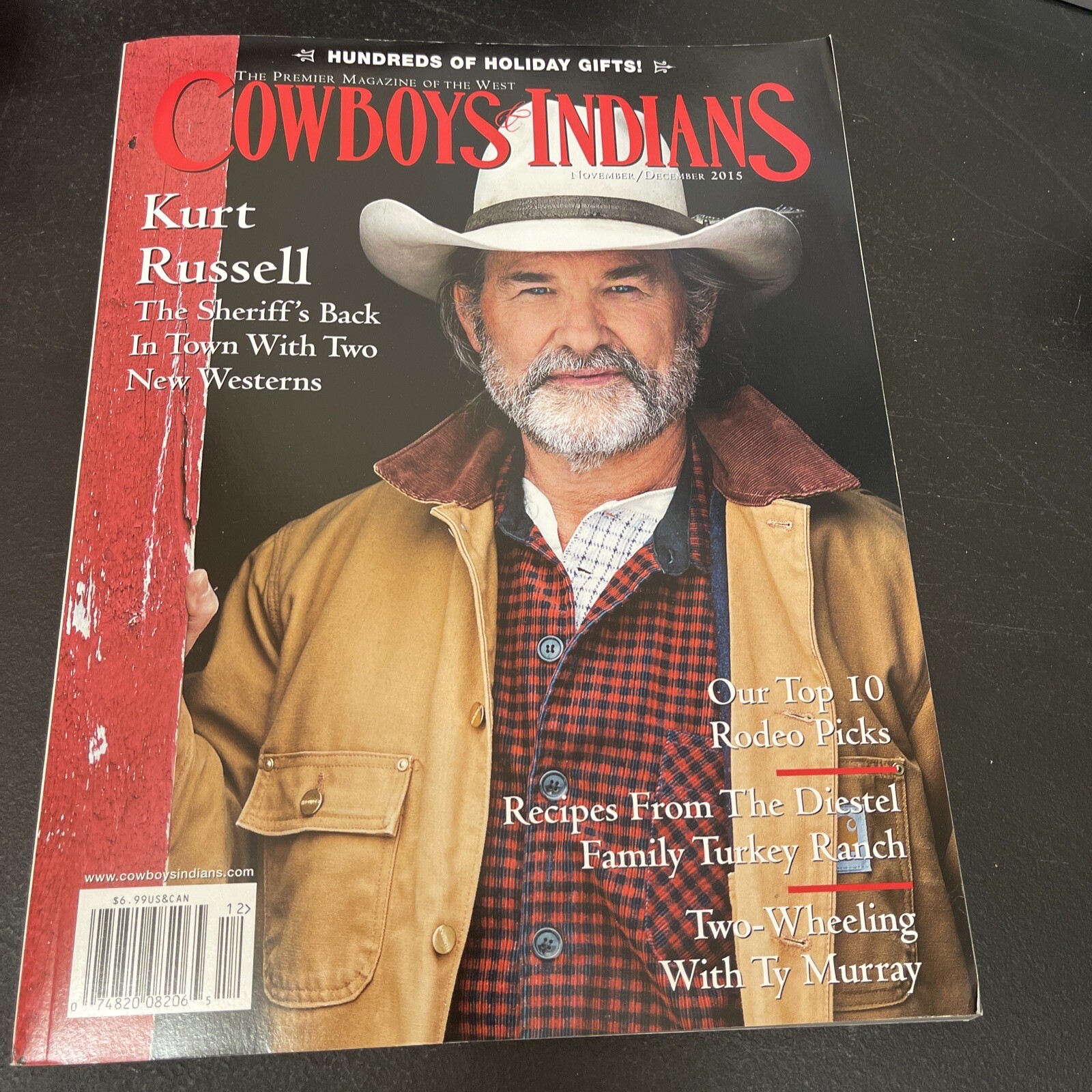Cowboys & Indians Magazine ~ Kurt Russell~ November /December 2015 | eBay
