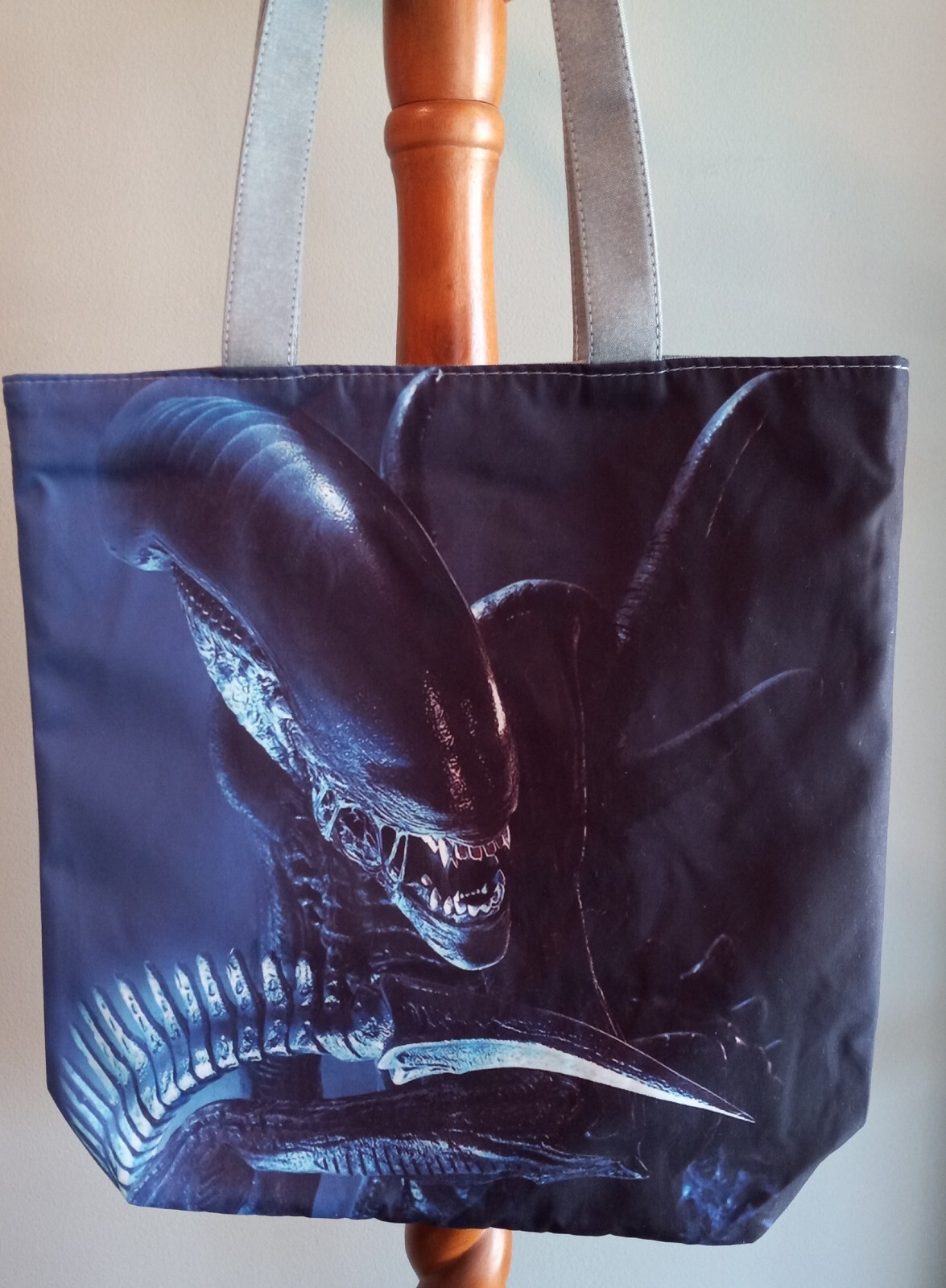 ALIEN Creature SIFI Horror Movie Handy Zipper Tote Bag New | eBay