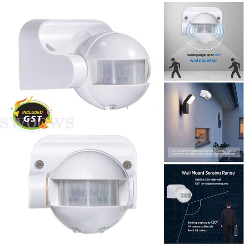 PIR Motion Sensor Detector Infrared Home 180° Light Control Switch 240V ...
