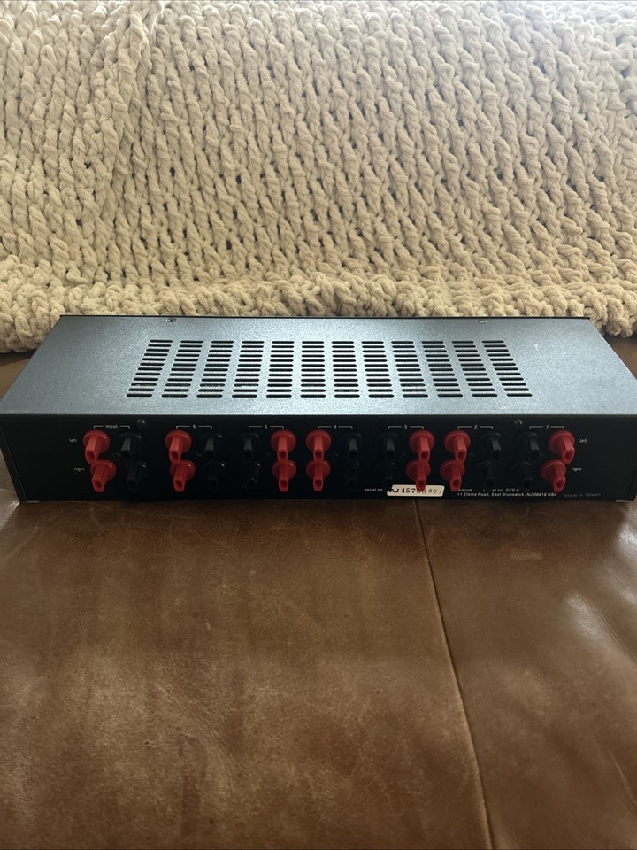 AdCom GFS-6 Speaker Selector - Select UP TO 6 PAIRS OF SPEAKERS! | eBay