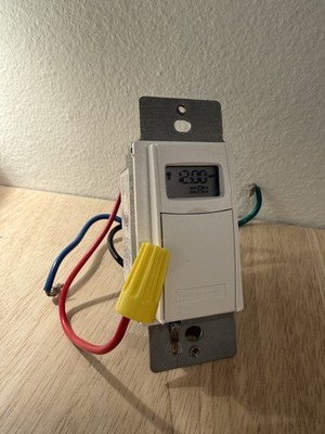 Intermatic ST01 In-Wall Digital Timer Switch 120V | 7-Day Programmable ...