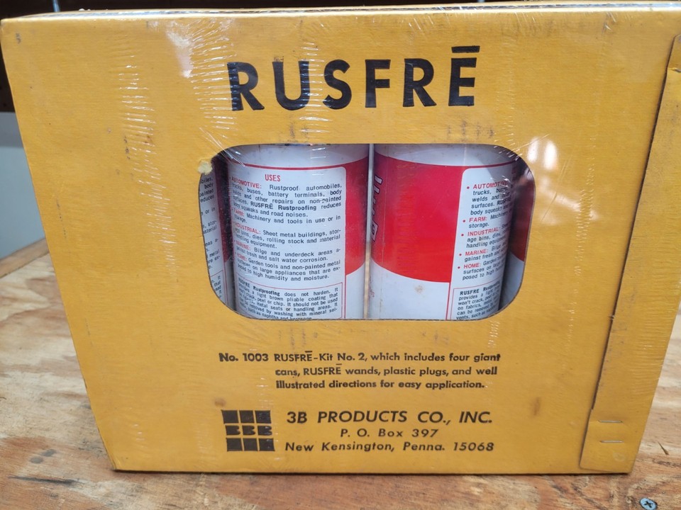 RUSFRE Rust Proofing And Undercoating Kit No.1003 Kit #2 | eBay
